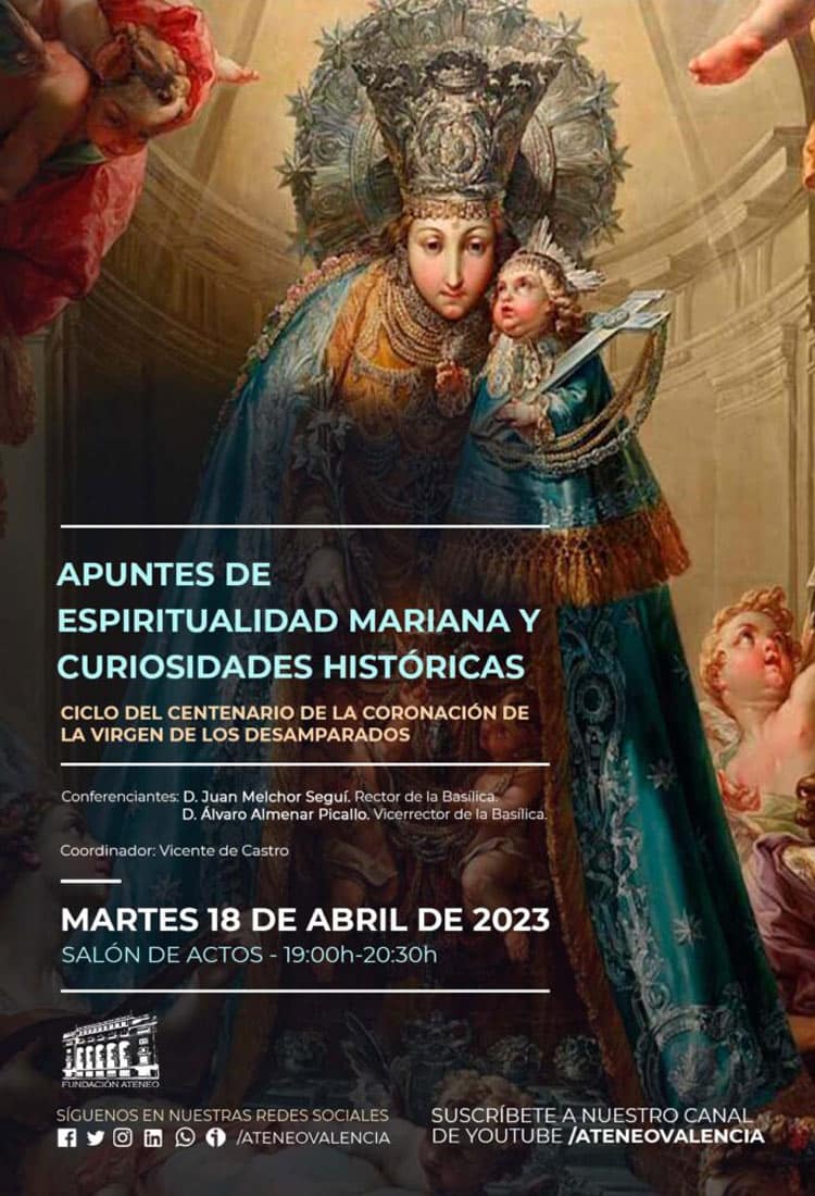 Última conferencia del ciclo del Centenario de la Coronación, este ...